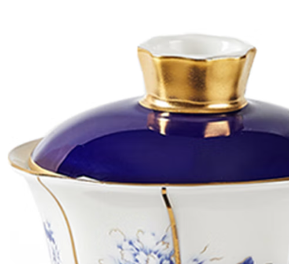 Bone China Kung Fu Tea Set Suitable for Home and Office Use - GC Porcelain